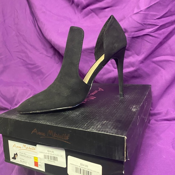 Shoes | Anne Michelle Open Side Heels | Poshmark